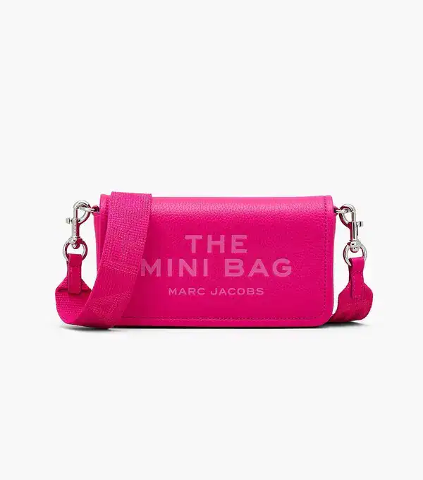 Marc Jacobs The Leather Mini Bag - Hot Pink | Editorialist